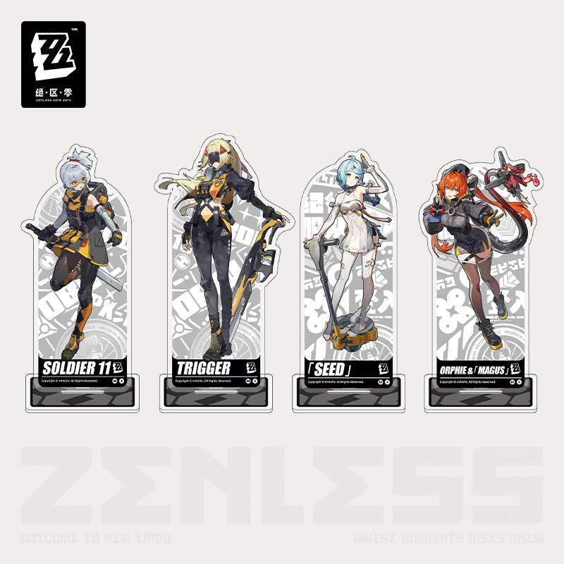 Zenless Zone Zero - Standing Design Series Acrylic Standee: Obol Squad - OMO Merch