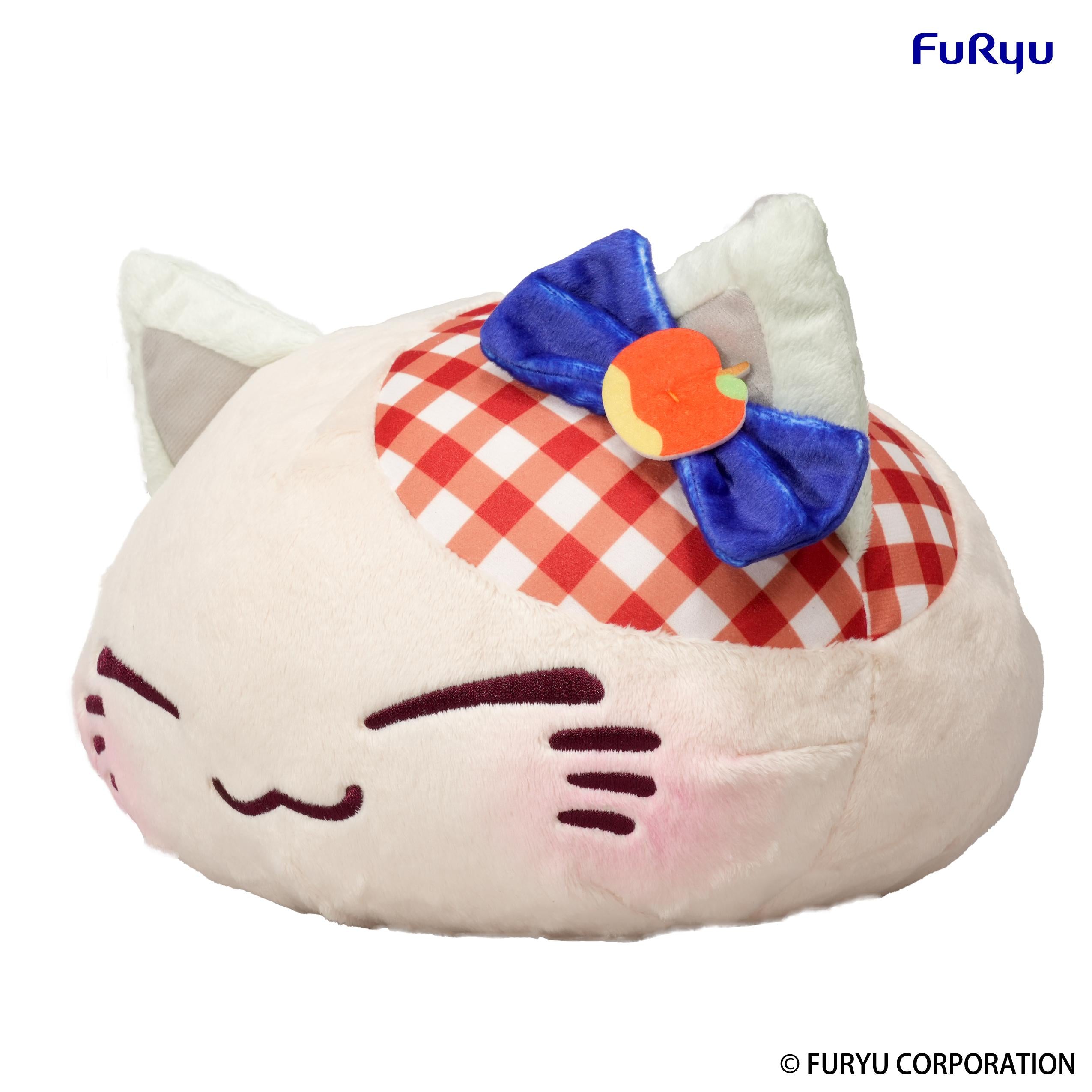 Nemuneko - Nemuneko Cat Plush Toy (Fruit, -Apple-, Big) – OMO Merch