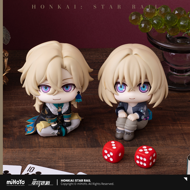 Honkai: Star Rail - Aventurine & Kakavasha Lookup Chibi Figure - OMO Merch