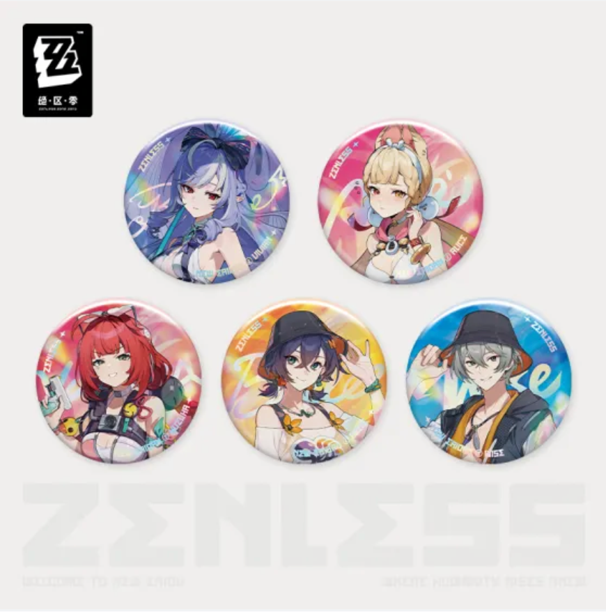 Zenless Zone Zero - The “New”s Series Tinplate Badge Vol.3- OMO Merch